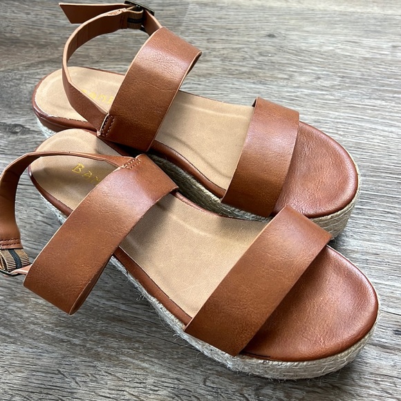 BAMBOO | Shoes | Espadrilles Platform Slide Sandals | Poshmark